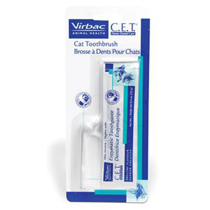 C.E.T. Cat Toothbrush With Toothpaste Packet - Each - www.pawsco.ca