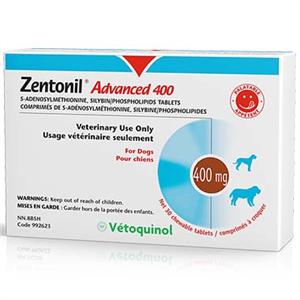 Zentonil Advanced 400 mg Tabs - pkg/30 - www.pawsco.ca