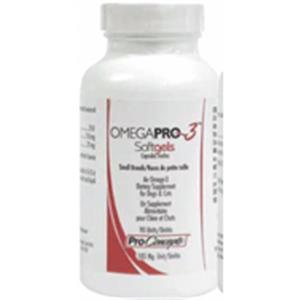 OmegaPro-3 Softgels for Small Breed Dogs - 250 Softgels - www.pawsco.ca