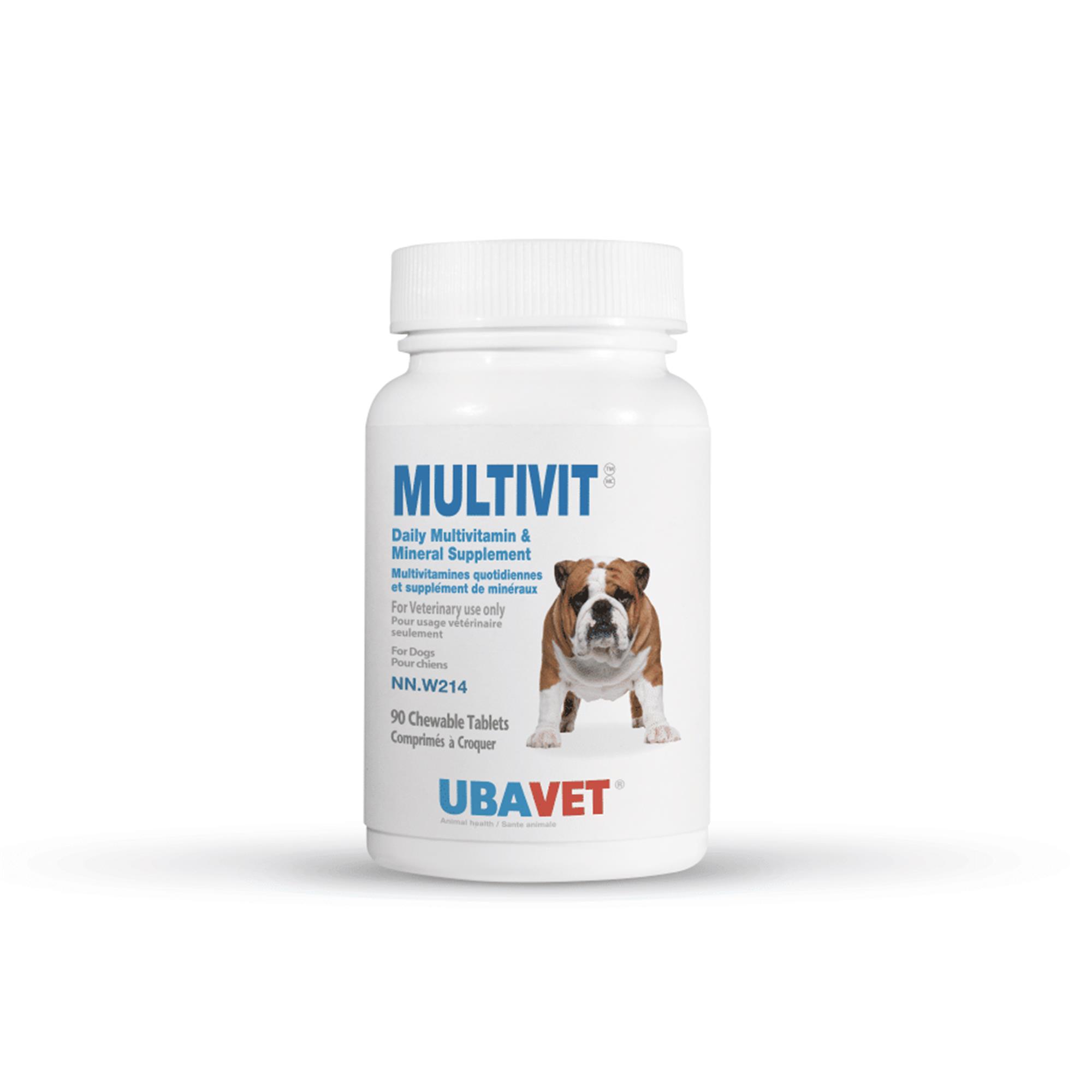 Ubavet Multivitamin Chewable Tablets For Dogs - 30 Tabs - www.pawsco.ca