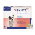 EVICTO® Selamectin Topical Solution for Dogs - 2.6-5 kg - 6 x 0.25 mL ...